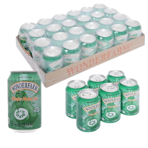 Thùng trà bí đao Wonderfarm 310ml 24 lon